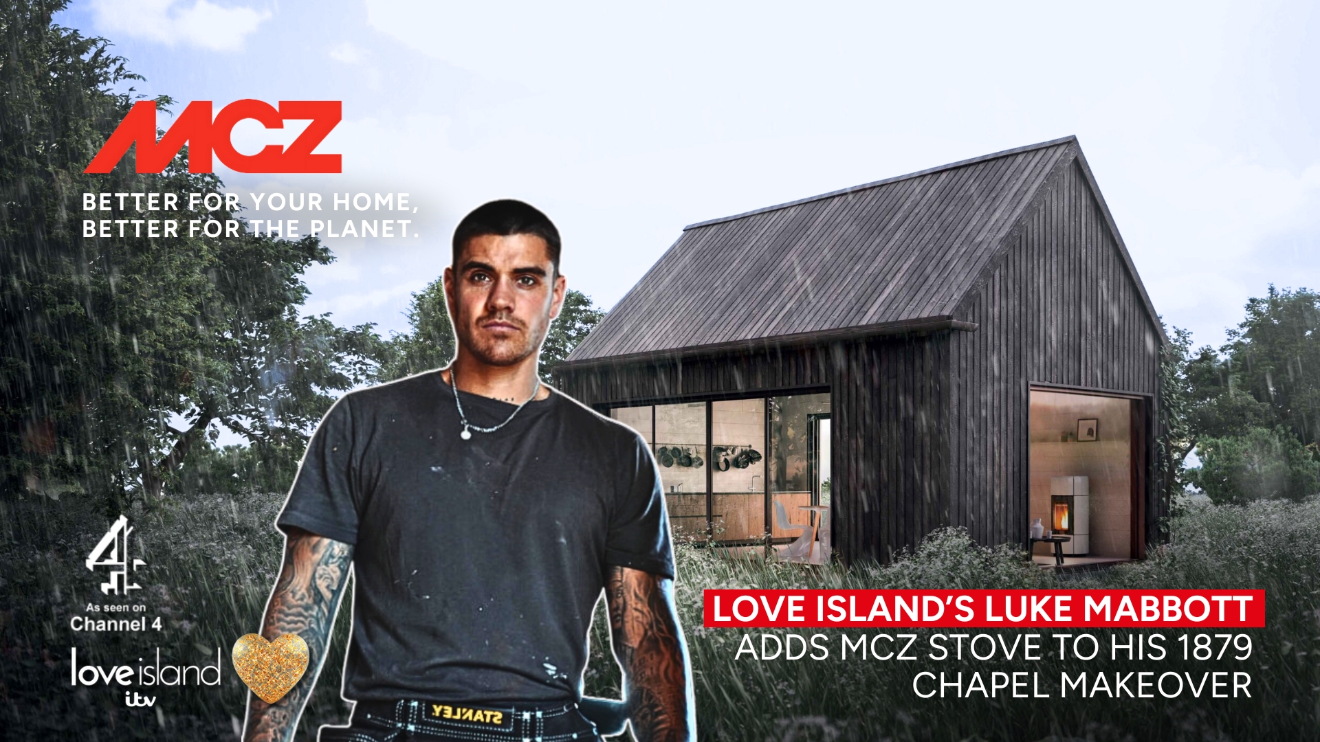 Inside Love Island's Luke Mabbott’s Chapel Renovation: A Stunning MCZ Pellet Stove Installation ...